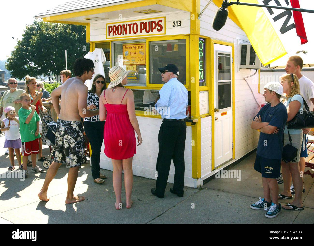 Republican presidential candidate Sen. John McCain, R-Ariz., buys a ...