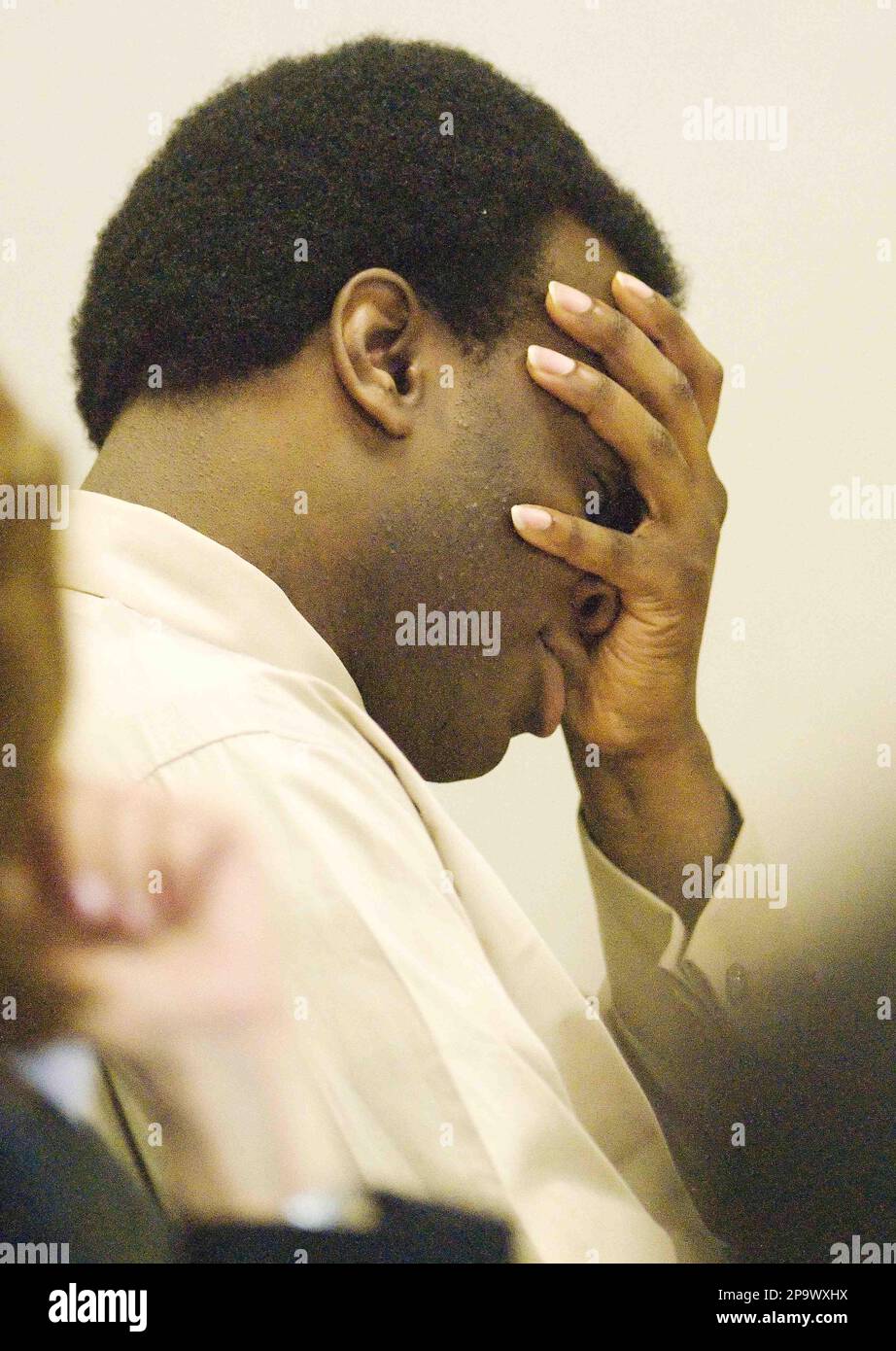 Christopher Williams listens to closing arguments on the ninth day day ...