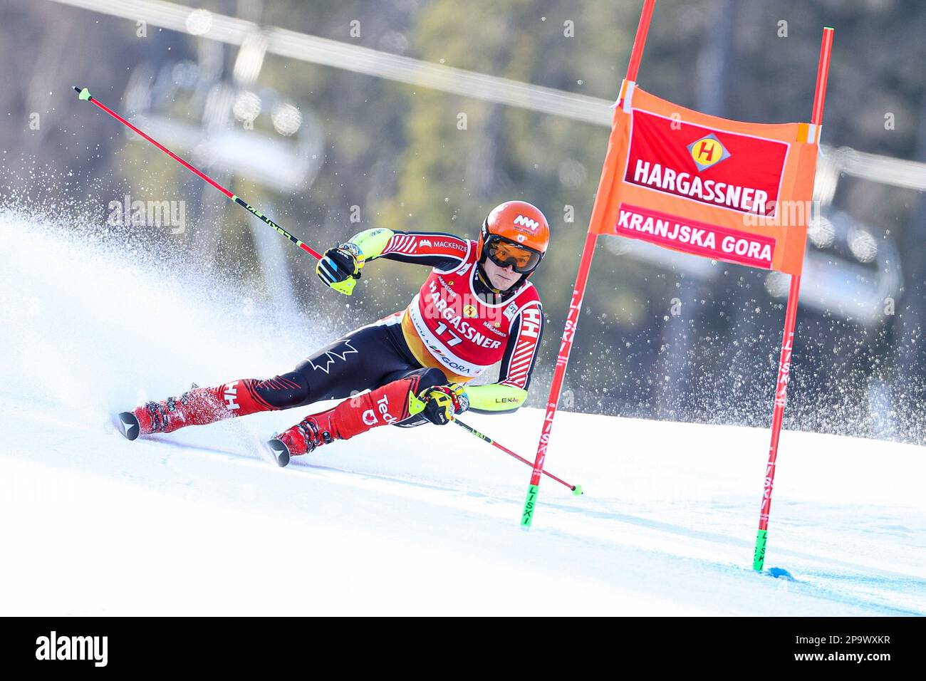 Kranjska Gora, Slovenia. 11th Mar, 2023. READ Erik (CAN) during 2023 Audi FIS Ski World Cup ...