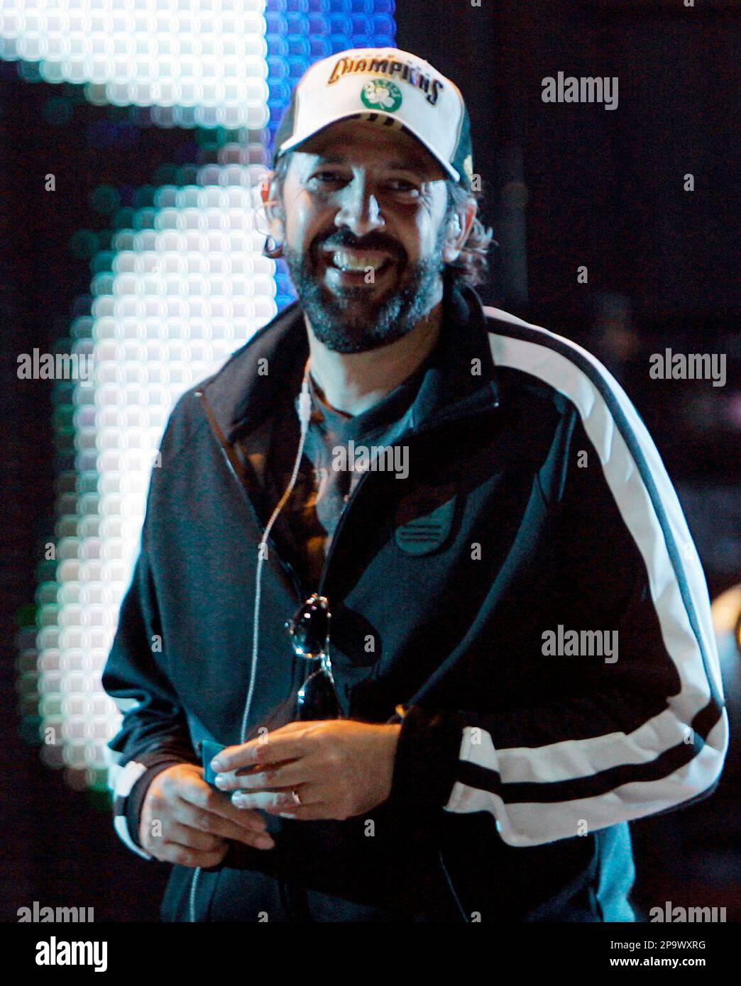 Dominican singer and songwriter Juan Luis Guerra smiles as he arrives ...