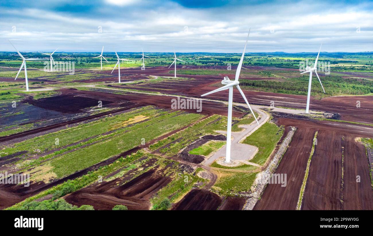 Windfarms in the UK Stock Photo - Alamy