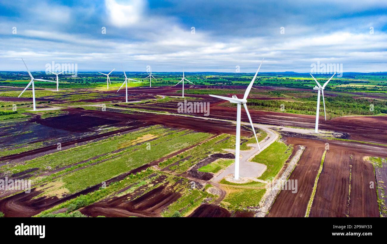 Windfarms in the UK Stock Photo - Alamy
