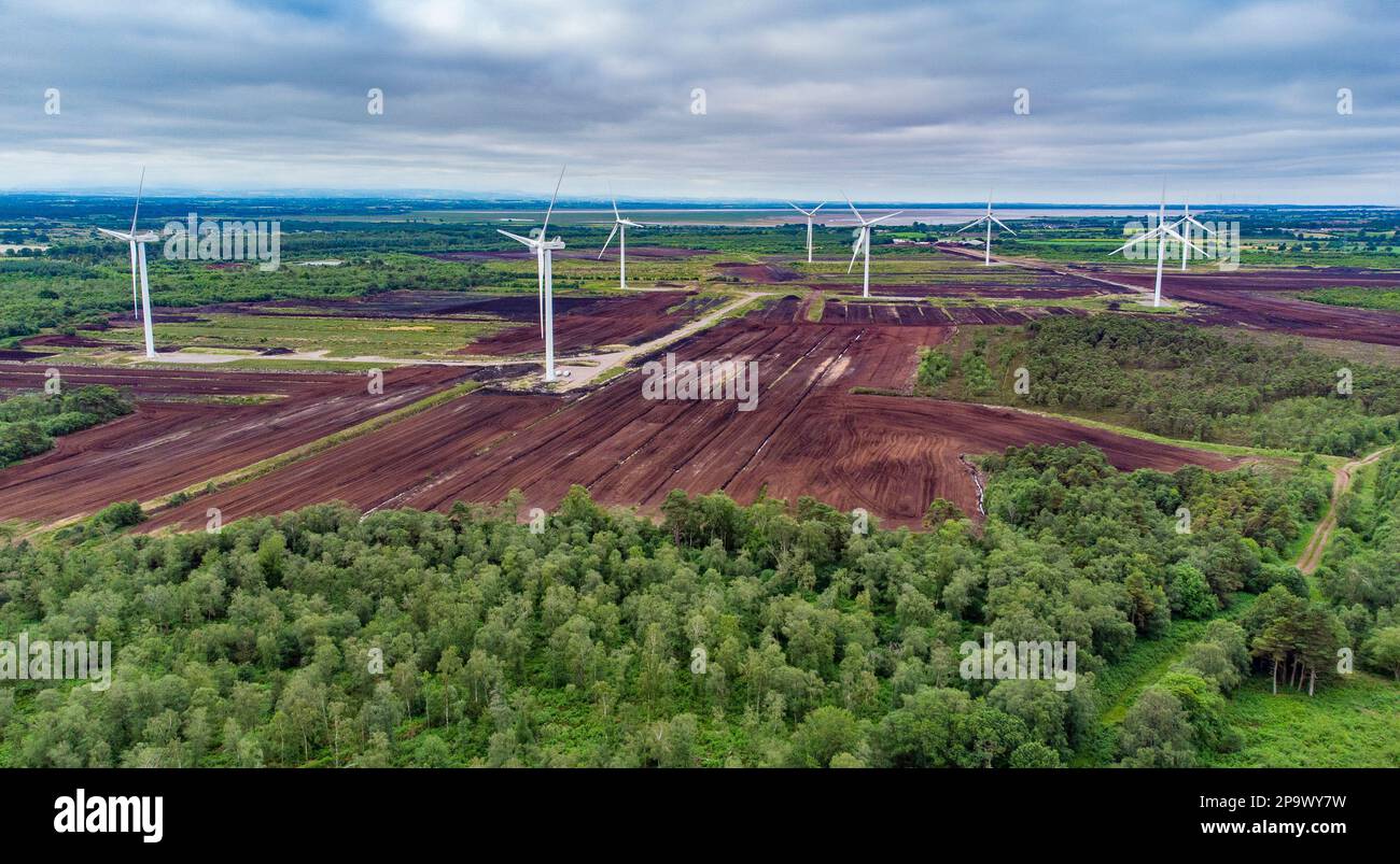 Windfarms in the UK Stock Photo - Alamy