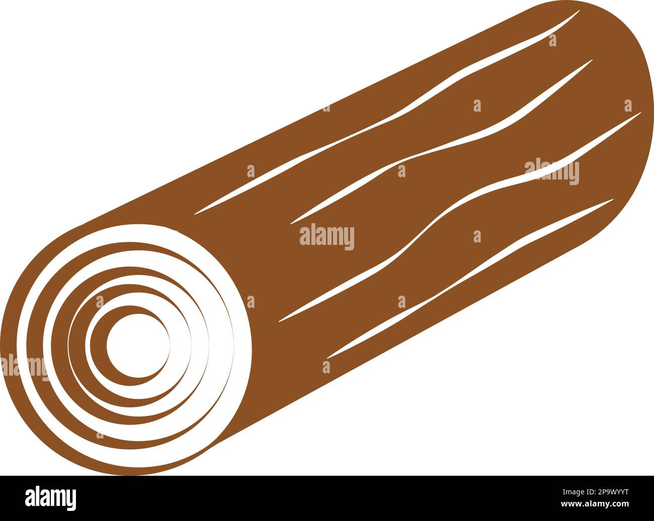 Tree Trunk Icon Vector Illustration Symbol Design Stock Vector Image