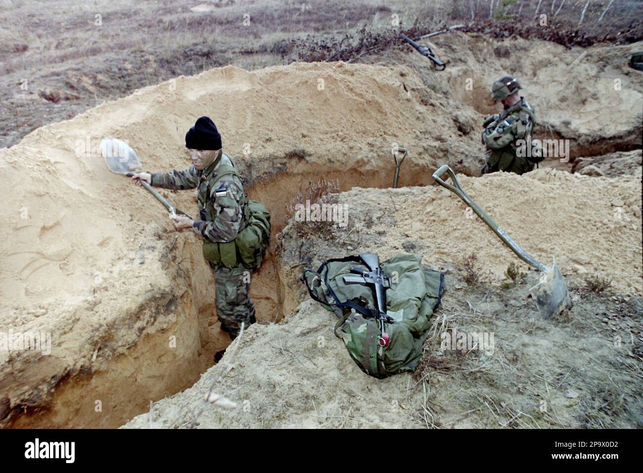 NATO military exercises at the Latvian training ground in Adazi (photo ...