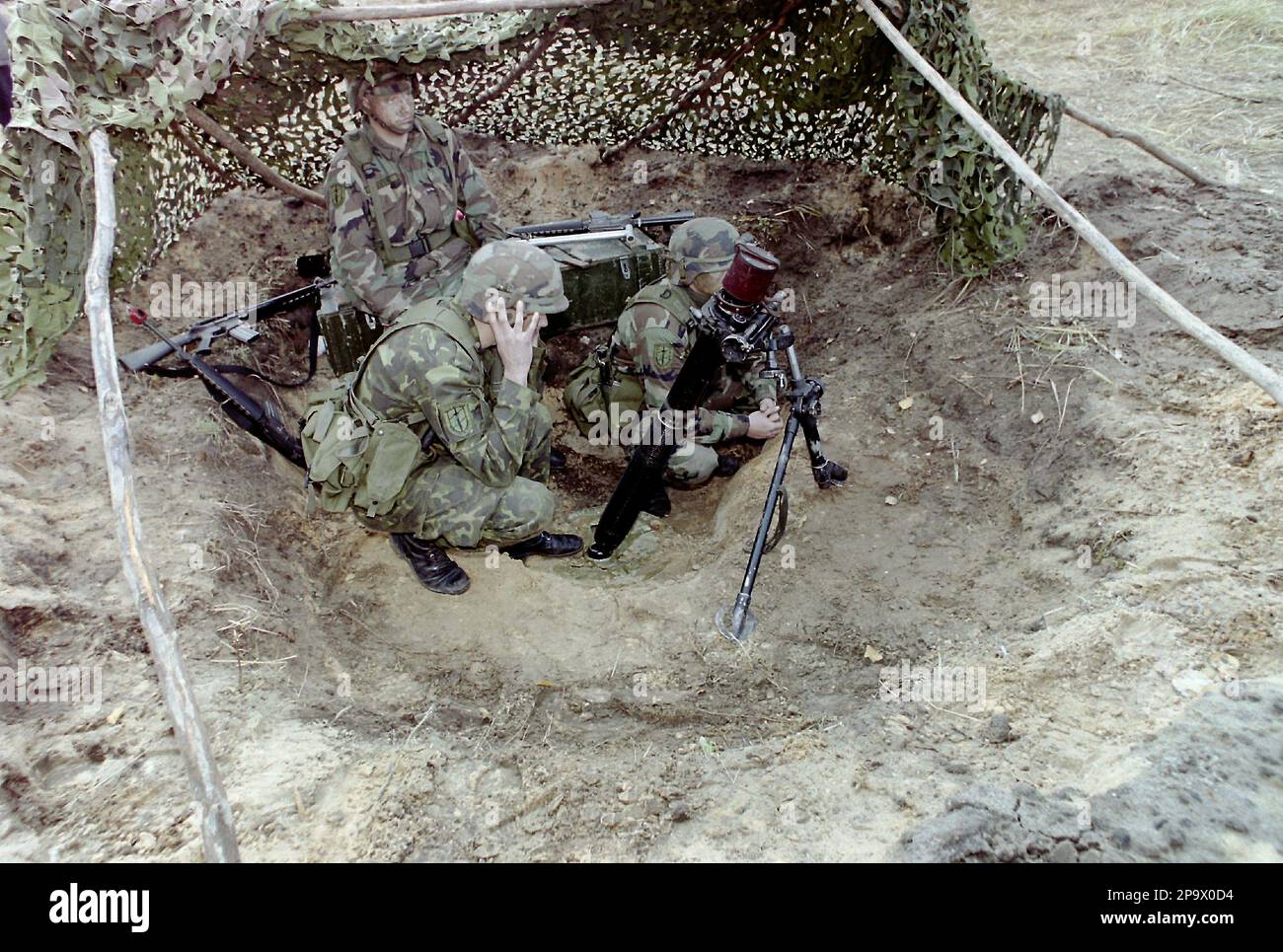 NATO military exercises at the Latvian training ground in Adazi (photo ...