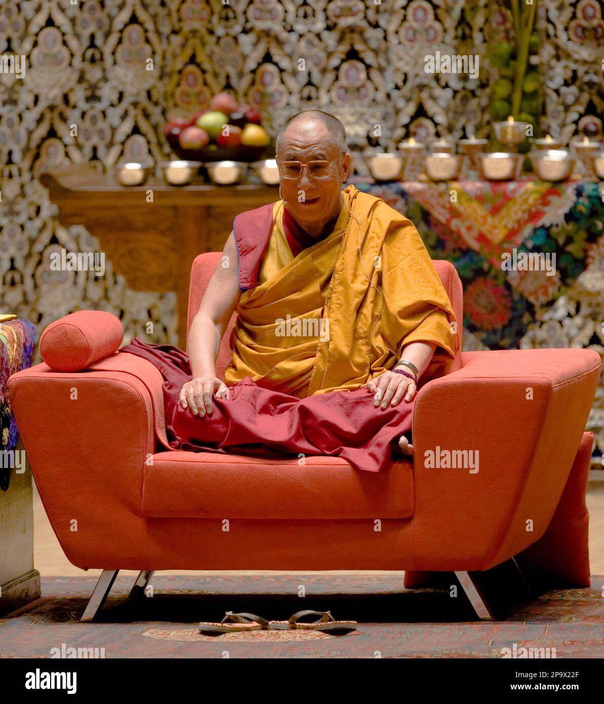 The Dalai Lama makes remarks at the Kimmel Center in Philadelphia ...