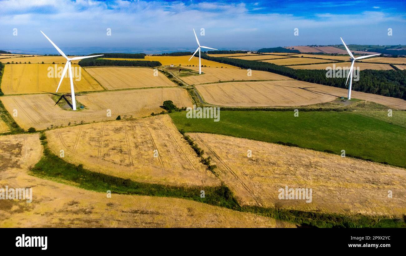 Windfarms in the UK Stock Photo - Alamy