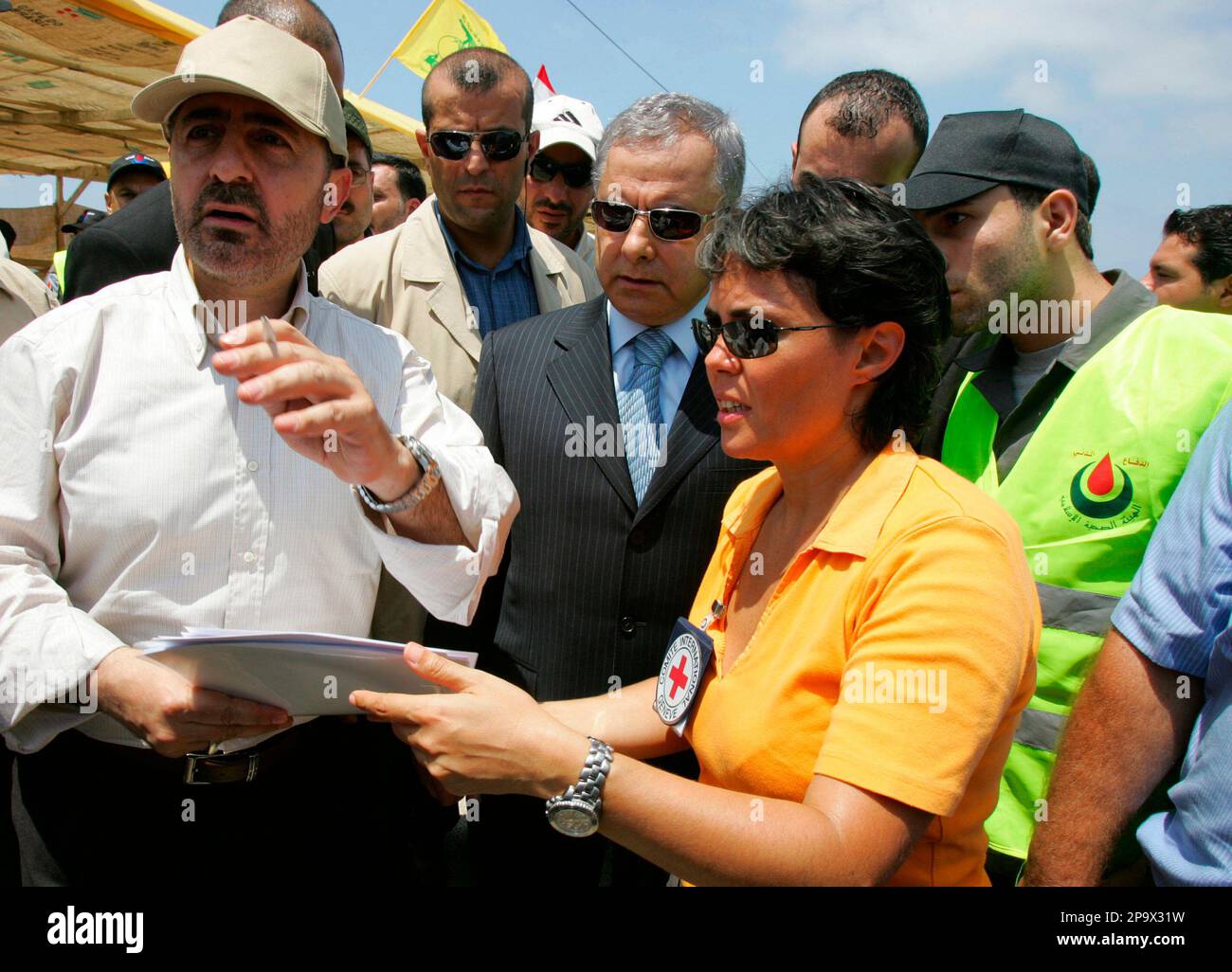 In this picture provided by the International Committee of the Red ...