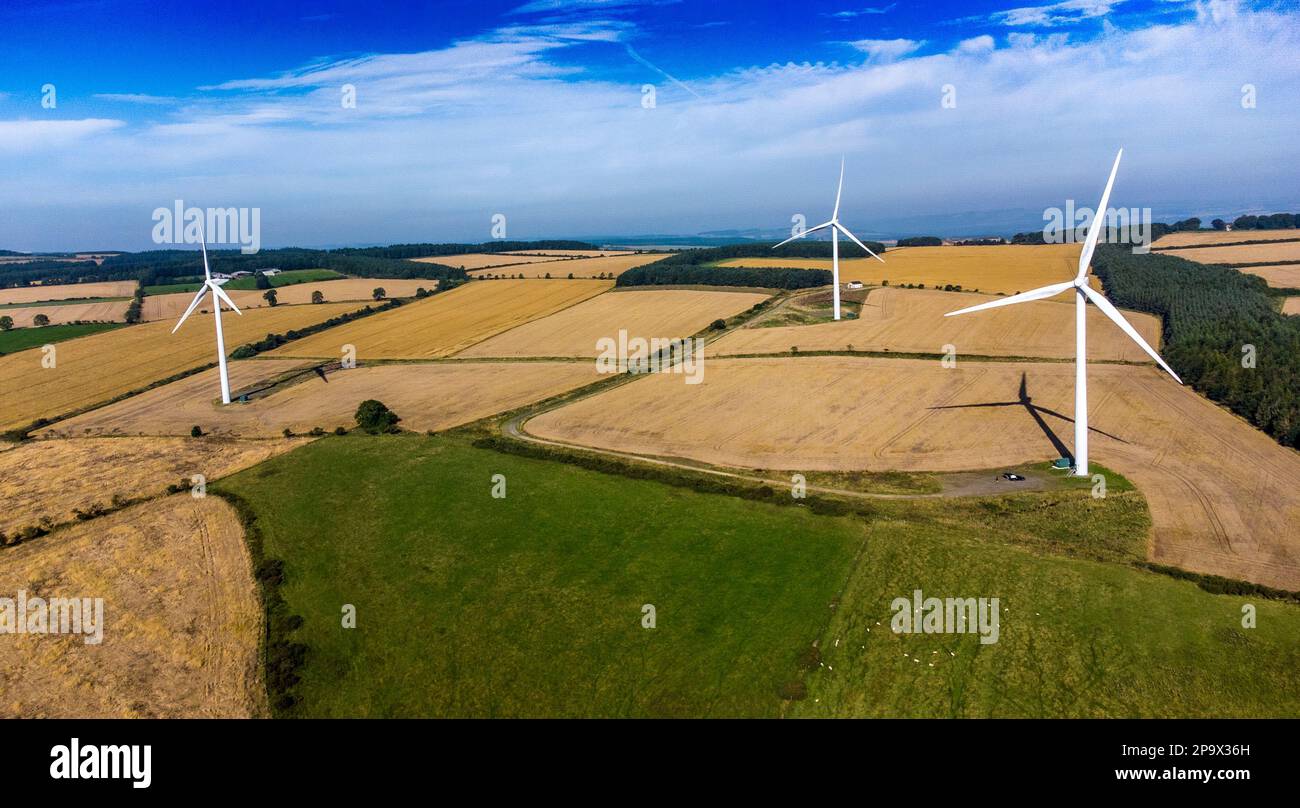 Windfarms in the UK Stock Photo - Alamy