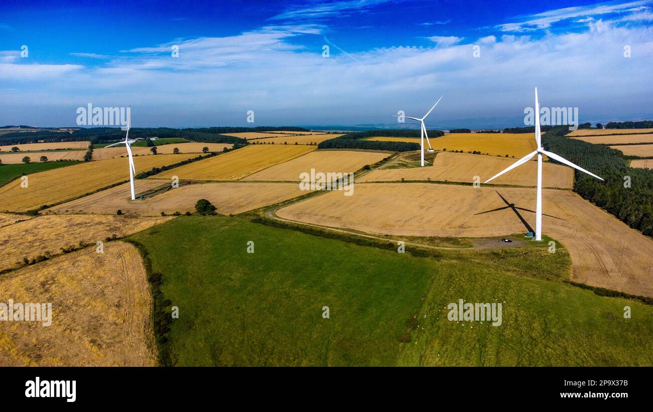 Windfarms in the UK Stock Photo - Alamy