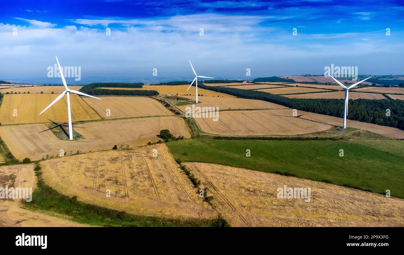 Windfarms in the UK Stock Photo - Alamy