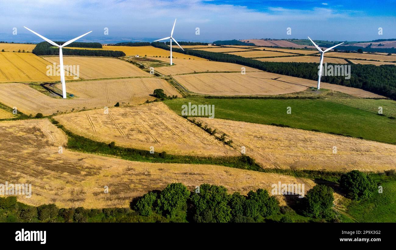 Windfarms in the UK Stock Photo - Alamy