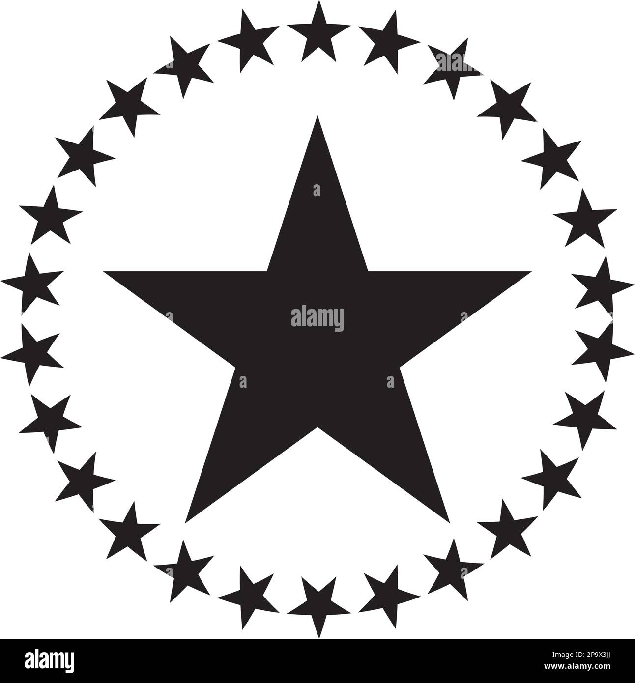 Gold star vector vectors Black and White Stock Photos & Images - Alamy