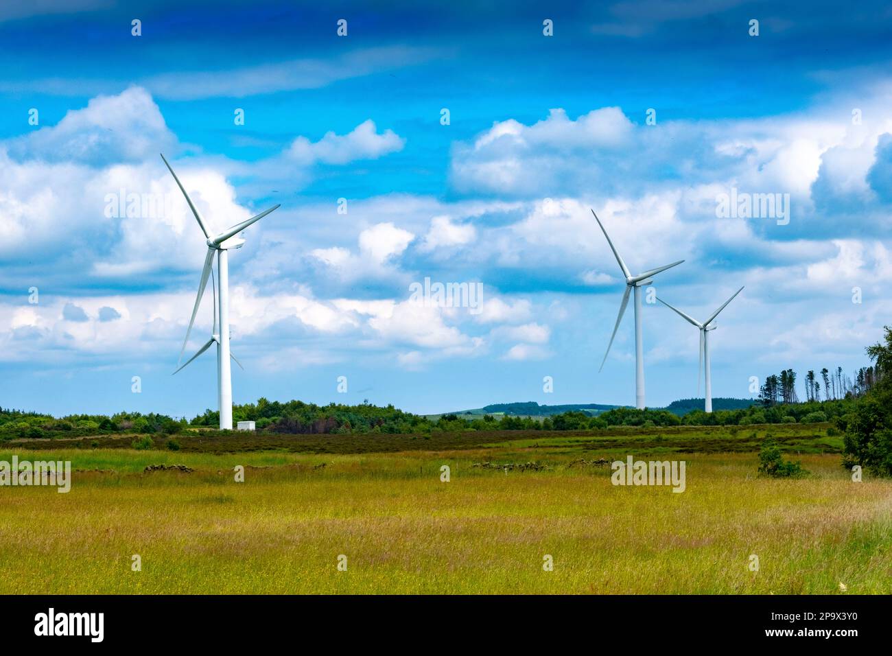 Windfarms in the UK Stock Photo - Alamy