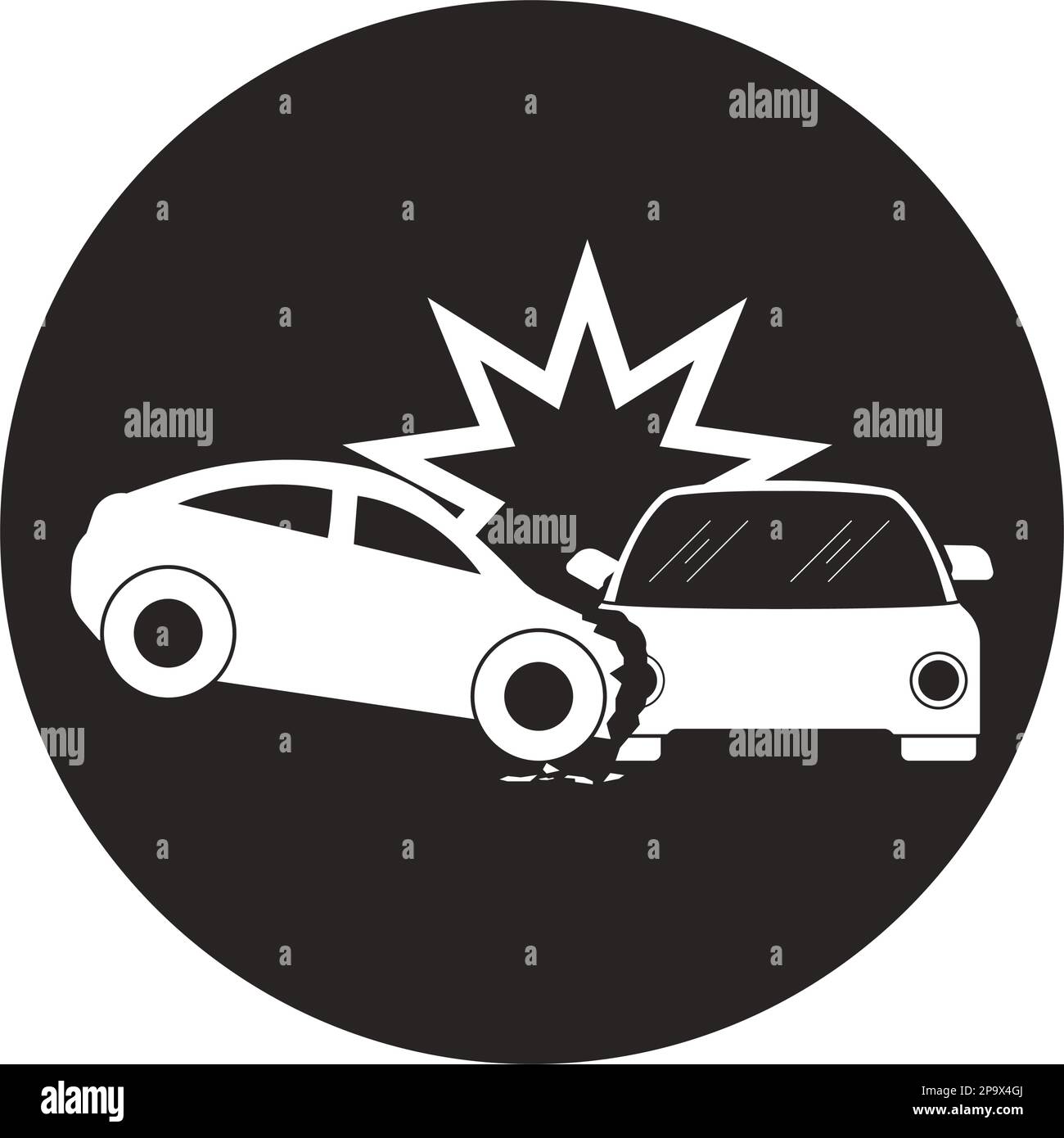 Crashed Cars icon vector illustration symbol design Stock Vector Image ...