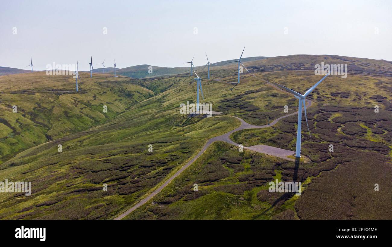 Windfarms in the UK Stock Photo - Alamy