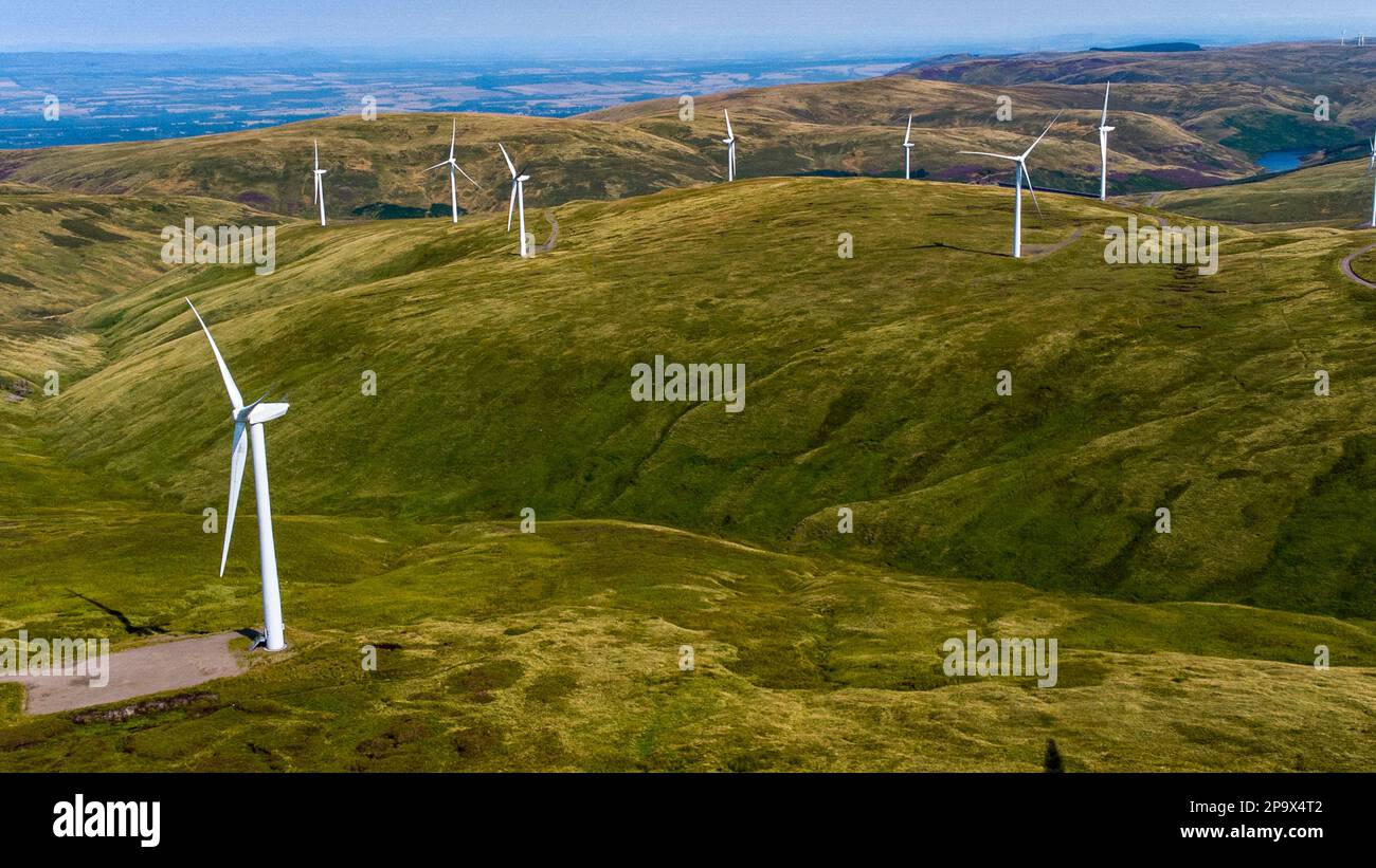 Windfarms in the UK Stock Photo - Alamy
