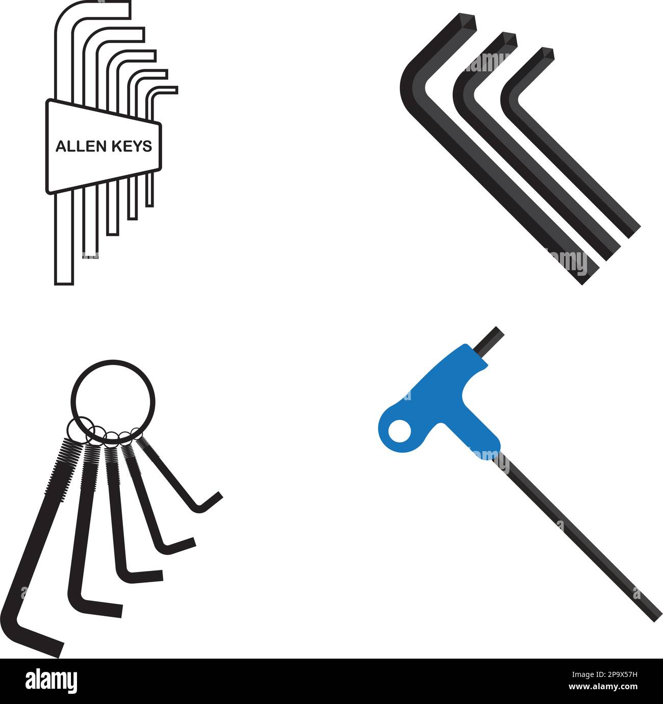 Allen keys icon vector illustration symbol design Stock Vector Image ...