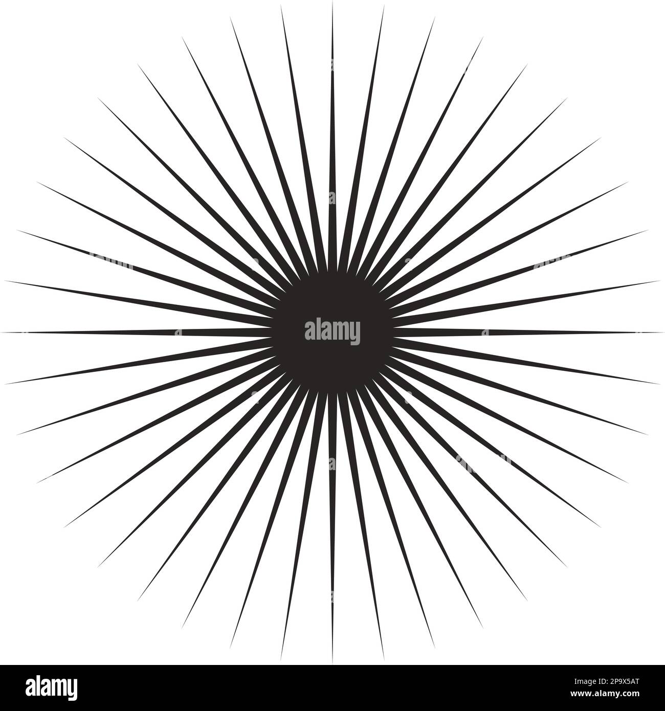 Starburst, sun burst radial, radiating lines. Burst beams, rays vector ...