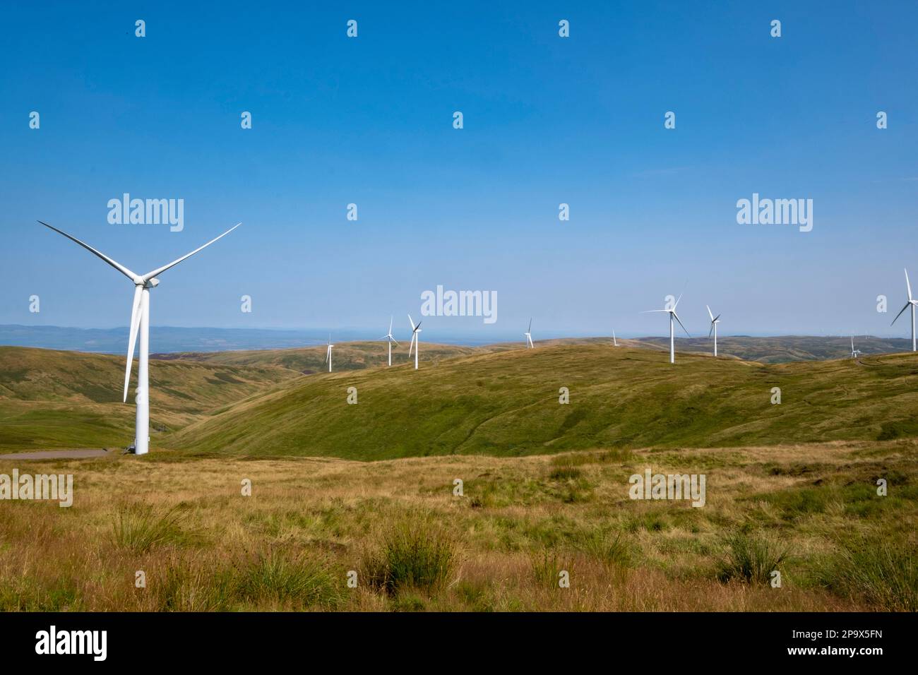 Windfarms in the UK Stock Photo - Alamy
