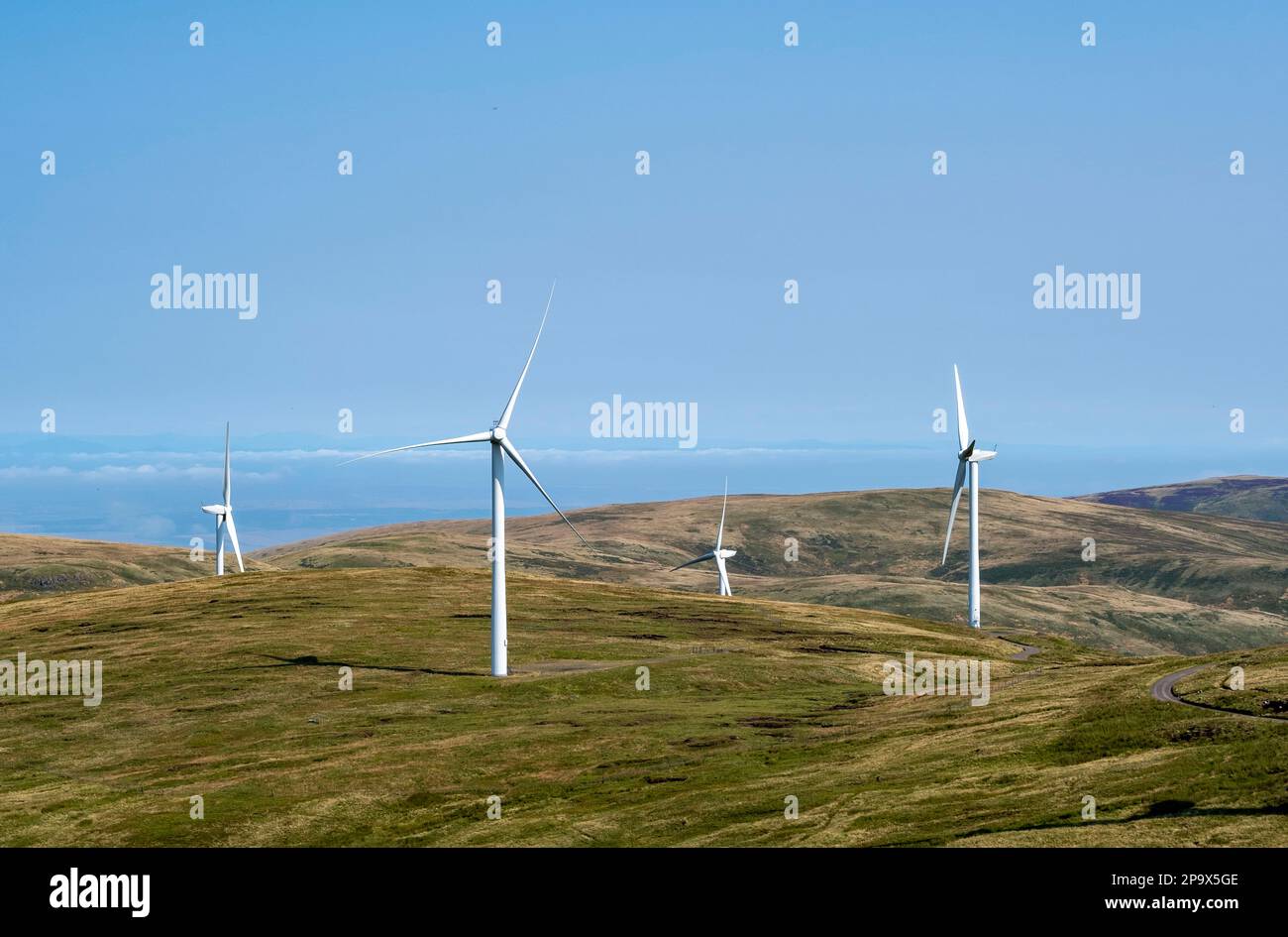Windfarms in the UK Stock Photo - Alamy