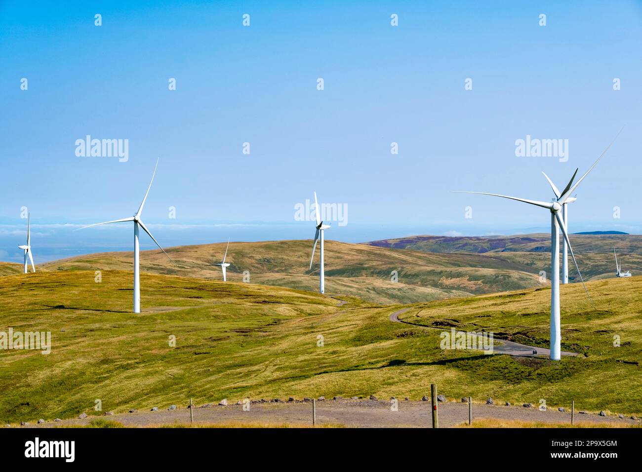 Windfarms in the UK Stock Photo - Alamy