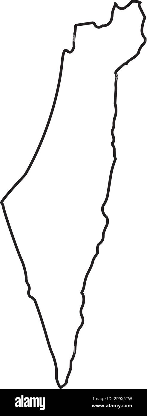 Palestine map icon vector illustration symbol design Stock Vector Image ...