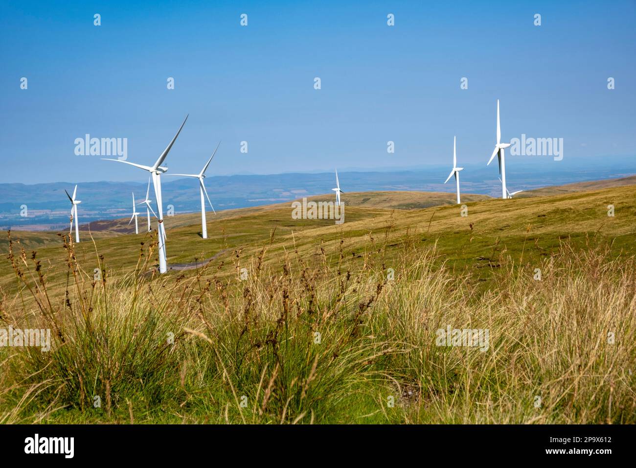 Windfarms in the UK Stock Photo - Alamy