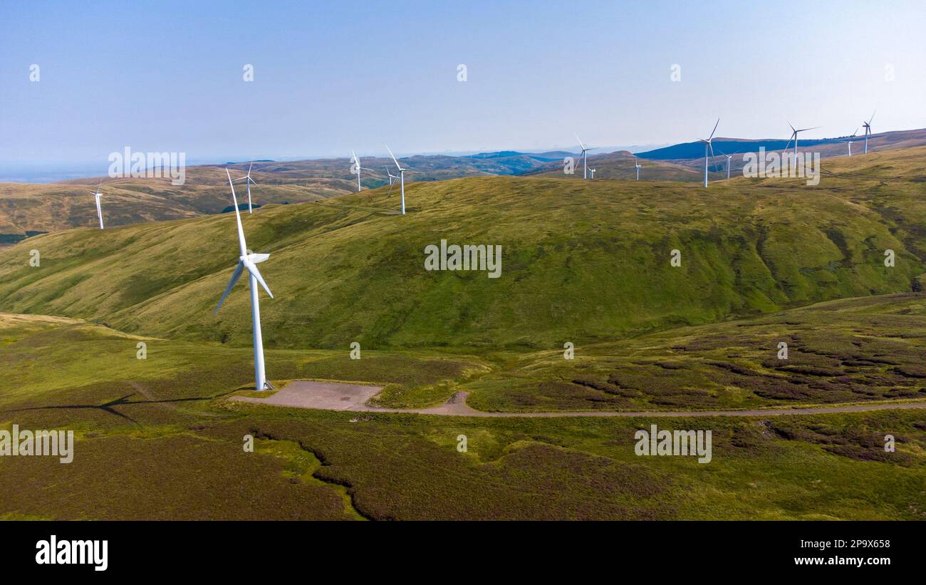 Windfarms in the UK Stock Photo - Alamy
