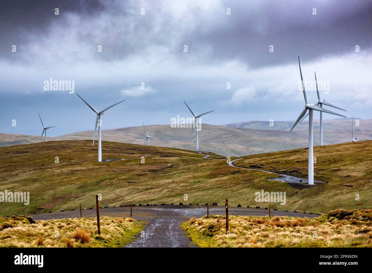 Windfarms in the UK Stock Photo - Alamy