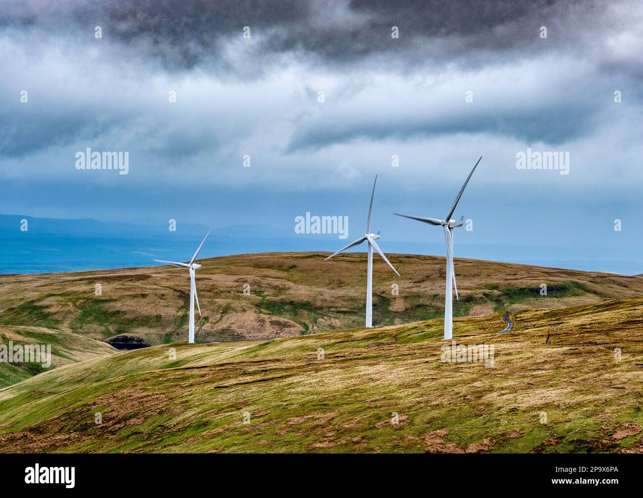 Windfarms in the UK Stock Photo - Alamy