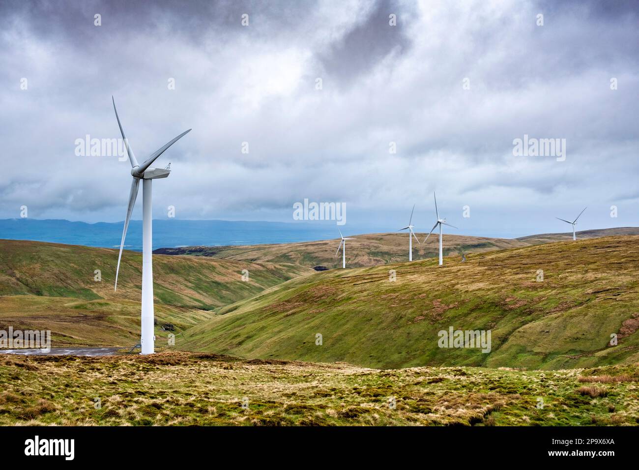 Windfarms in the UK Stock Photo - Alamy