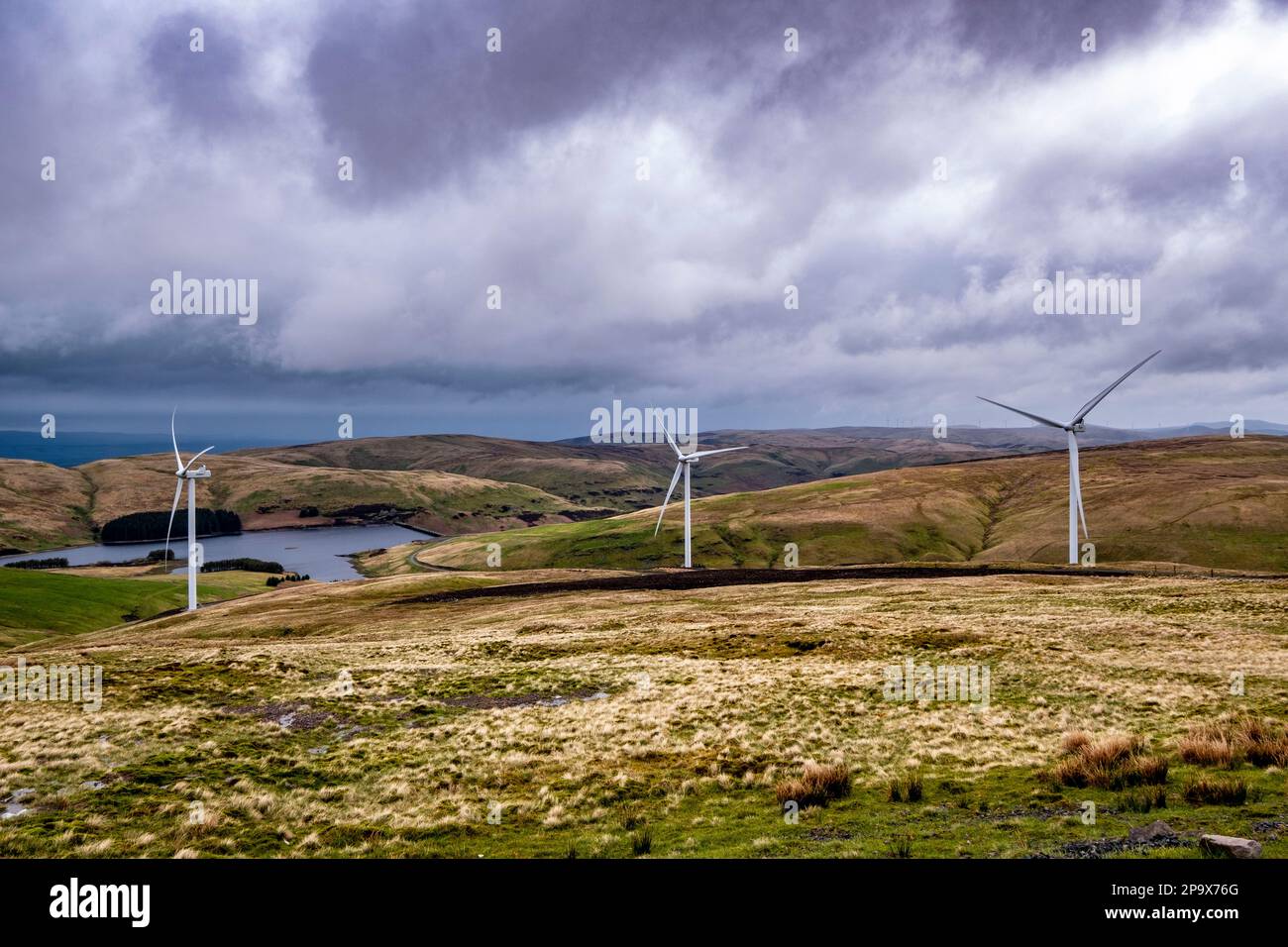 Windfarms in the UK Stock Photo - Alamy