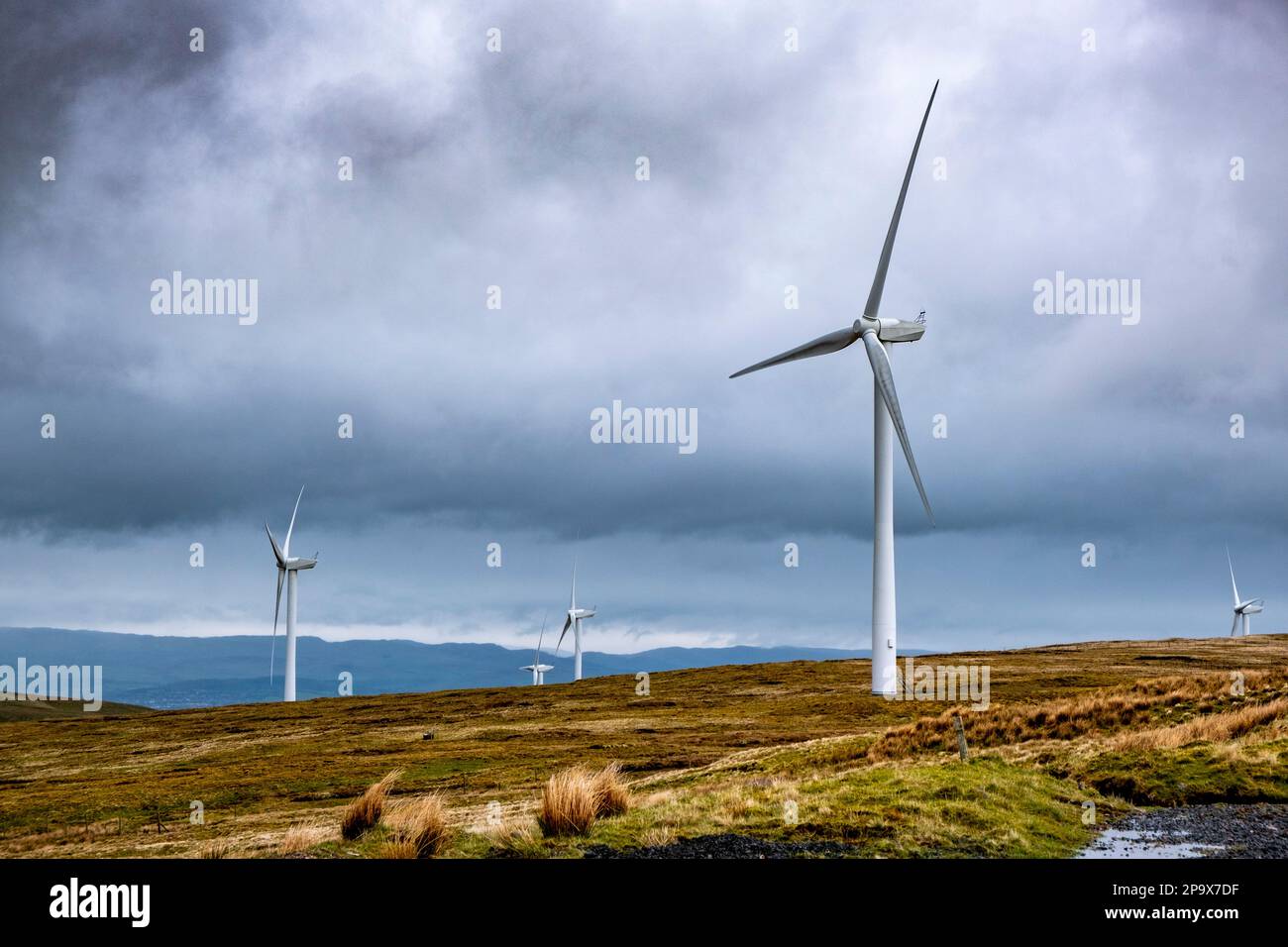 Windfarms in the UK Stock Photo - Alamy