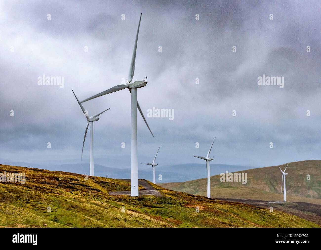 Windfarms in the UK Stock Photo - Alamy