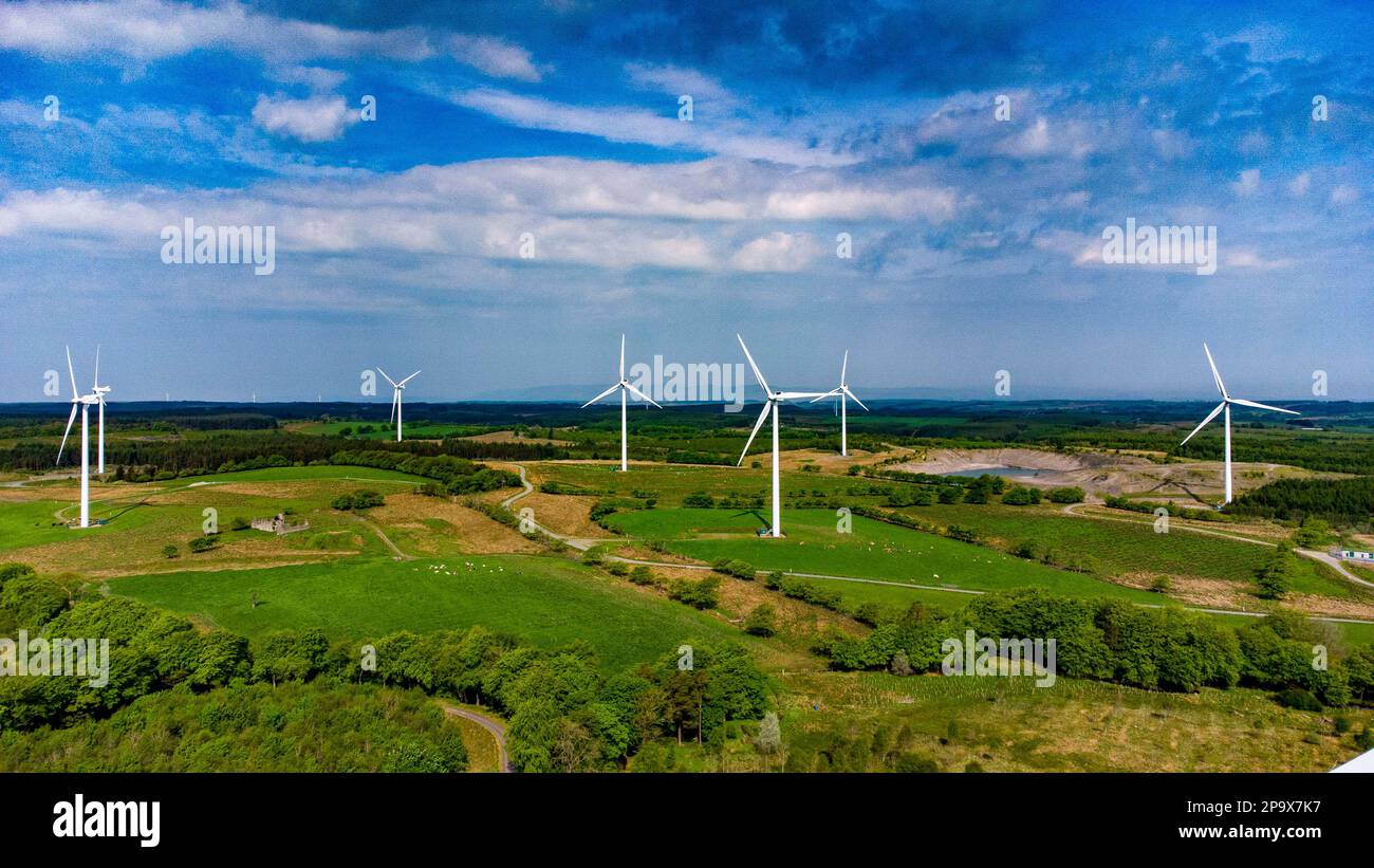 Windfarms in the UK Stock Photo - Alamy