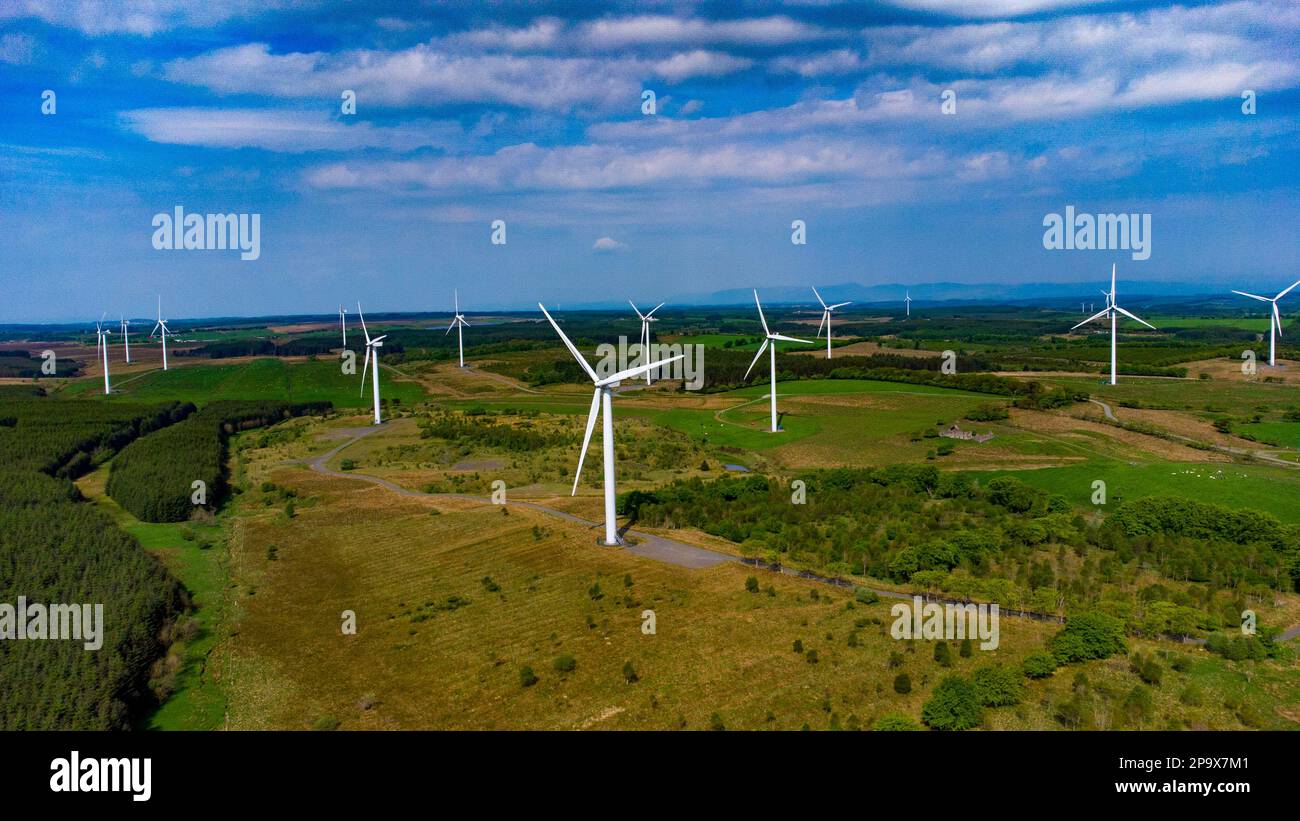 Windfarms in the UK Stock Photo - Alamy