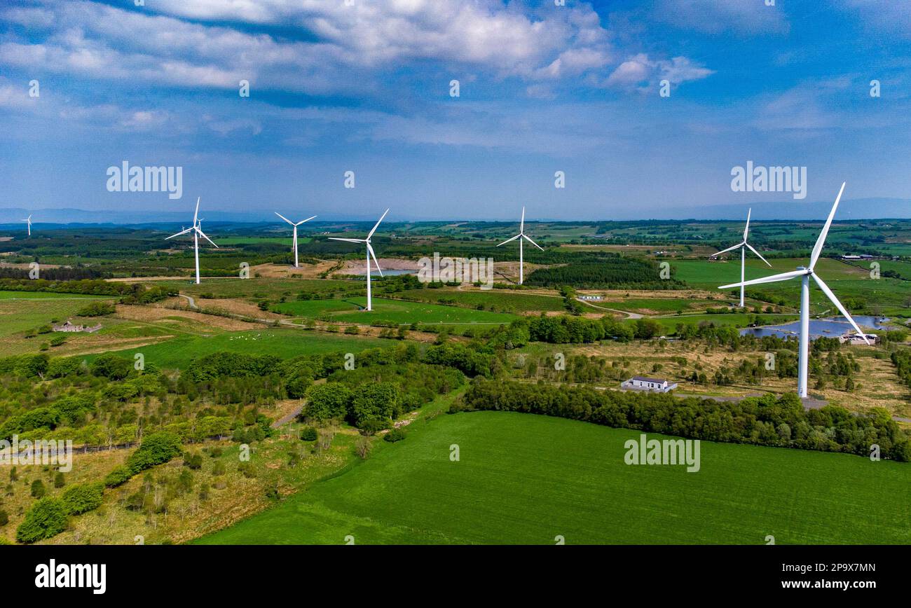 Windfarms in the UK Stock Photo - Alamy
