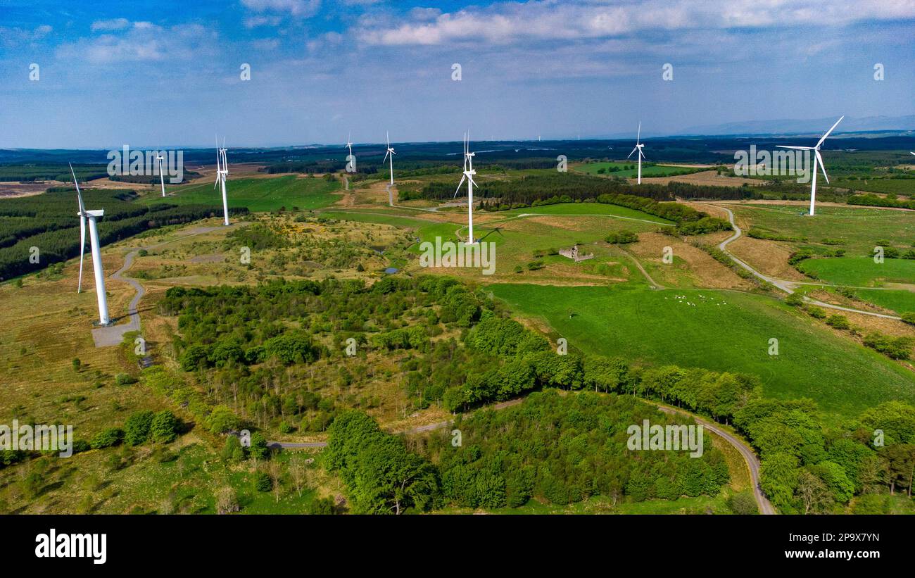 Windfarms in the UK Stock Photo - Alamy
