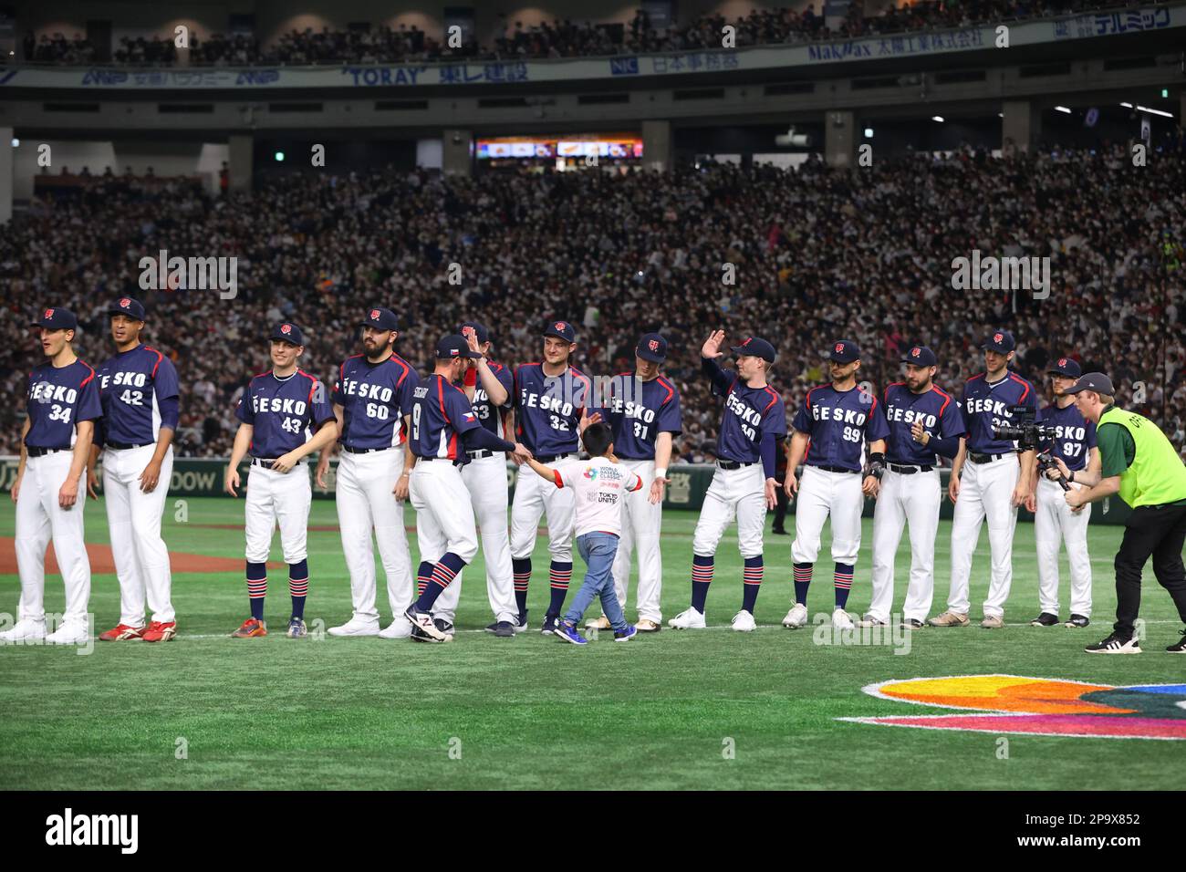Tokyo, Japan. 11th Mar, 2023. Czech Republic team group Baseball : 2023 ...