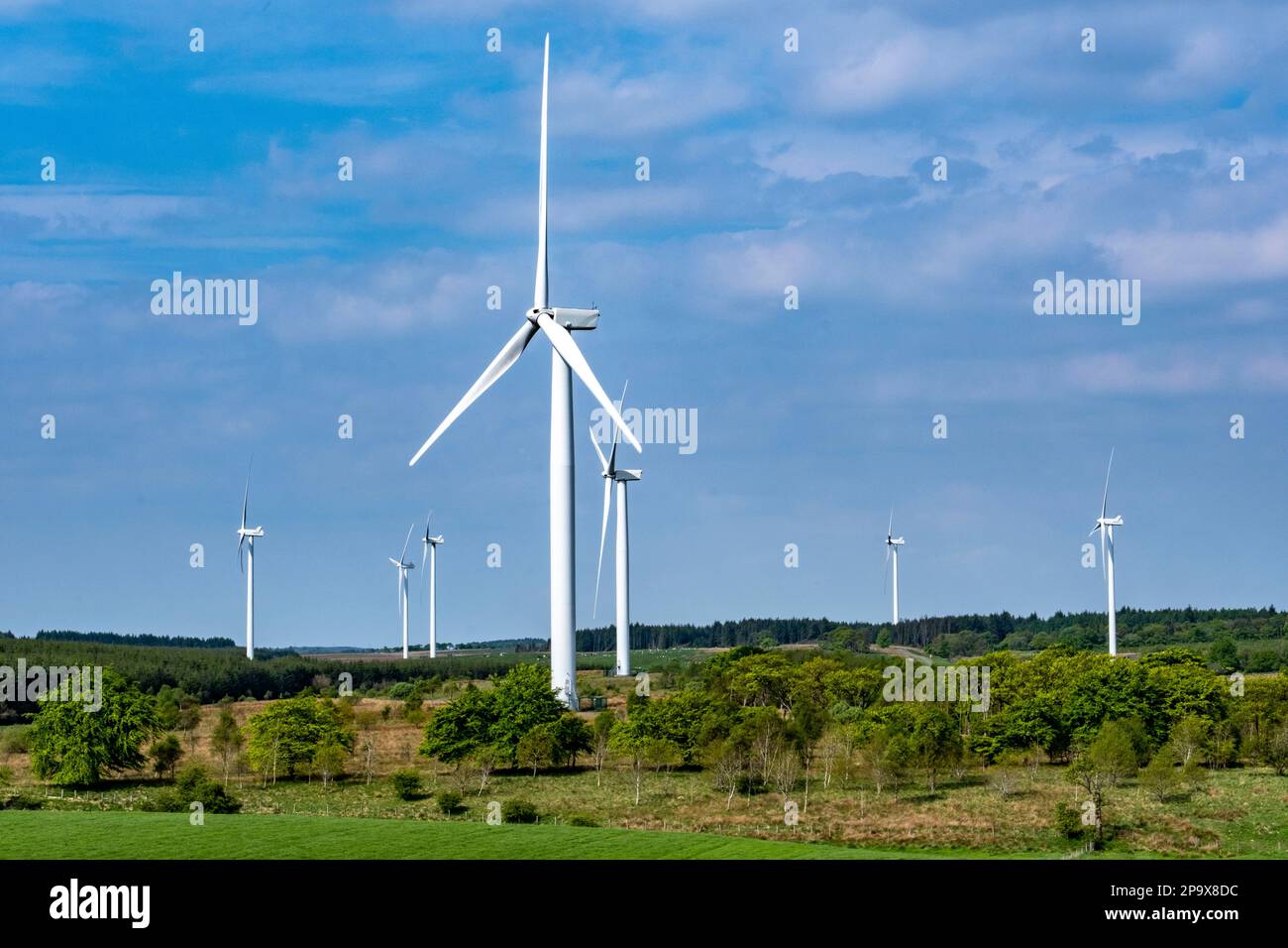 Windfarms in the UK Stock Photo - Alamy