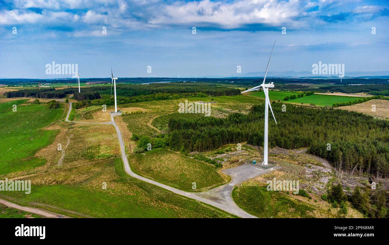 Windfarms in the UK Stock Photo - Alamy