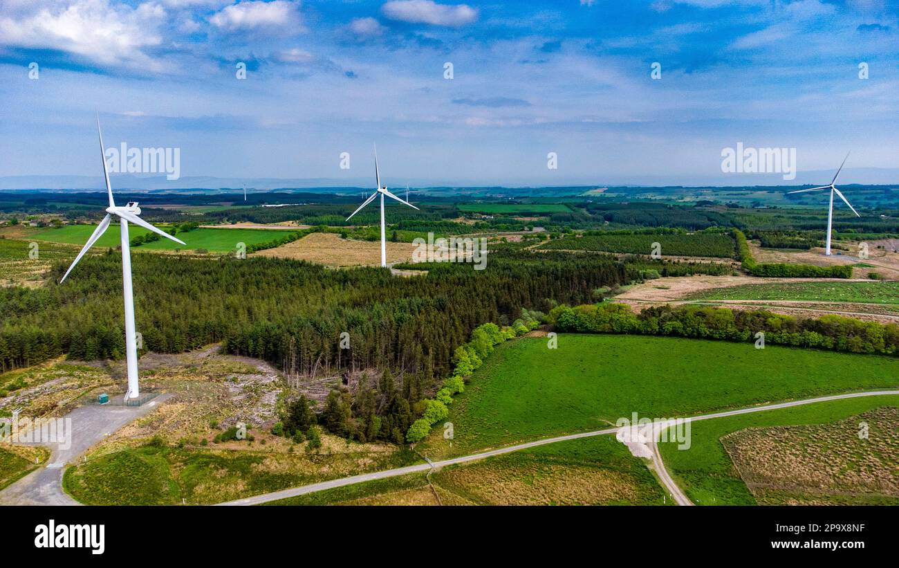 Windfarms in the UK Stock Photo - Alamy