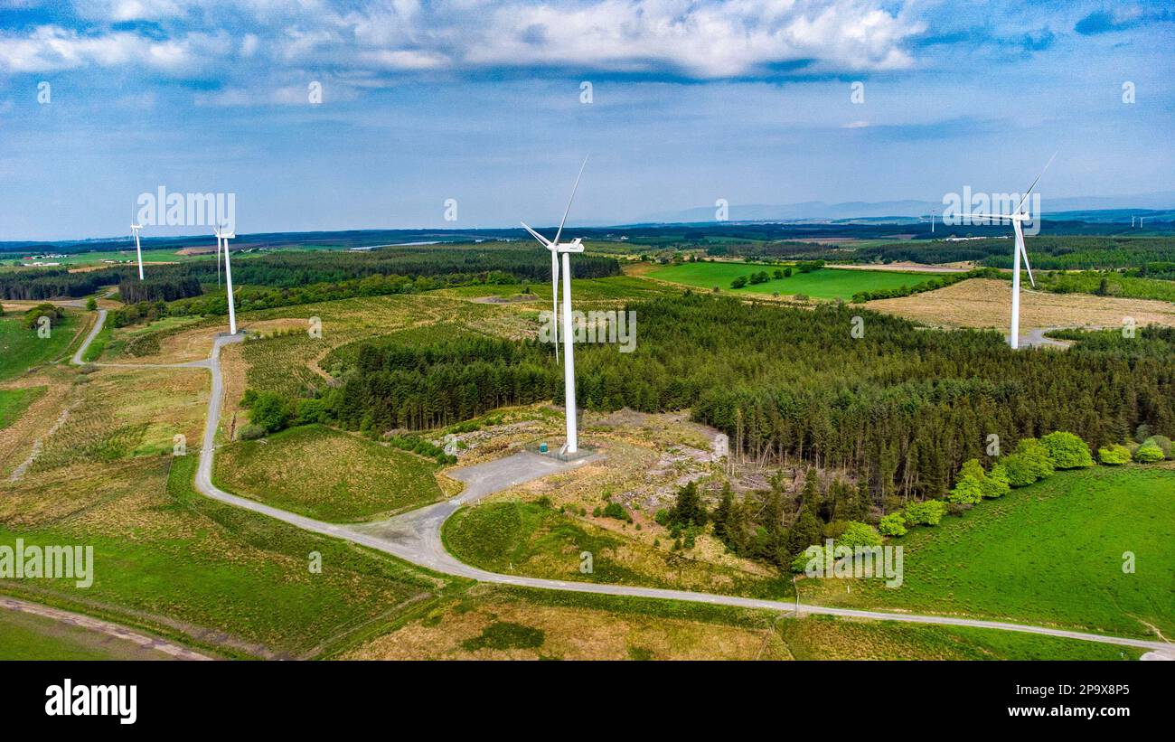 Windfarms in the UK Stock Photo - Alamy