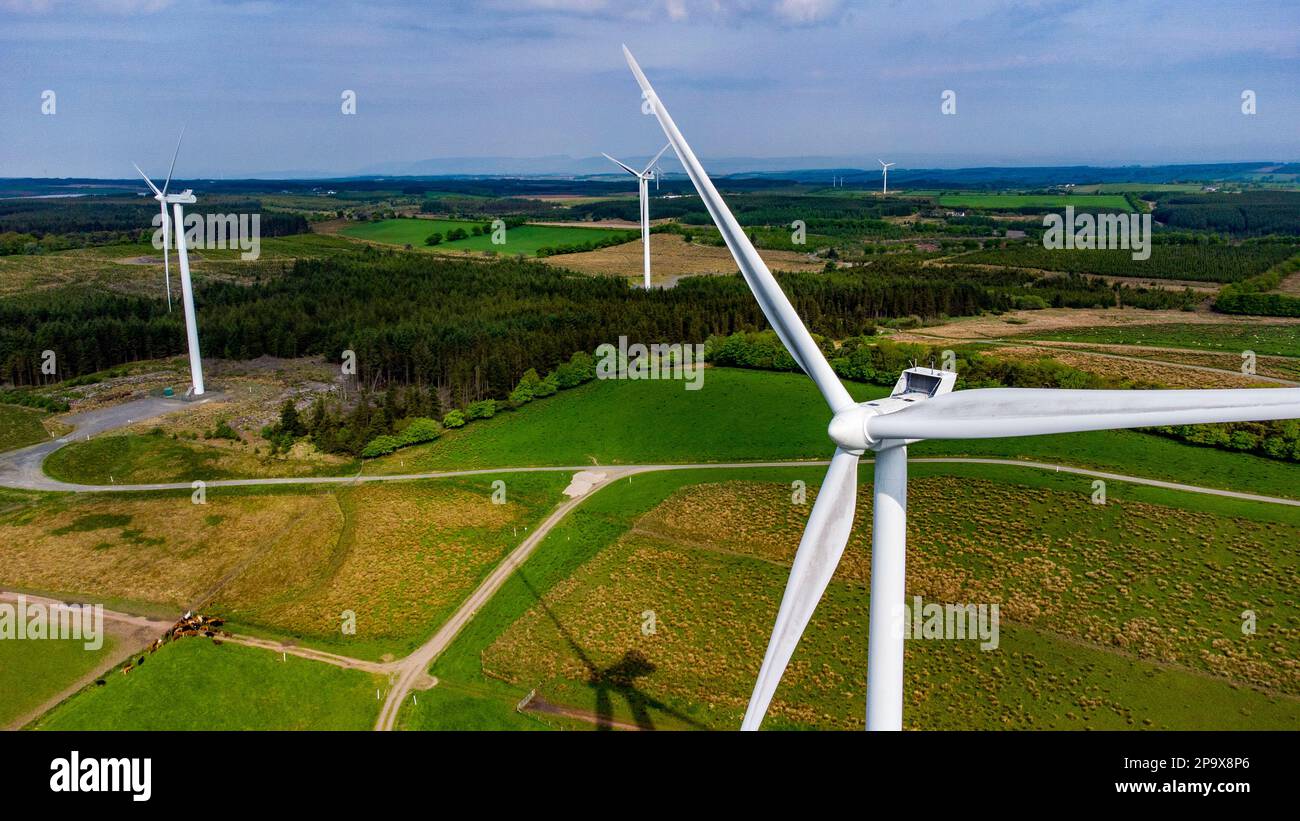 Windfarms in the UK Stock Photo - Alamy