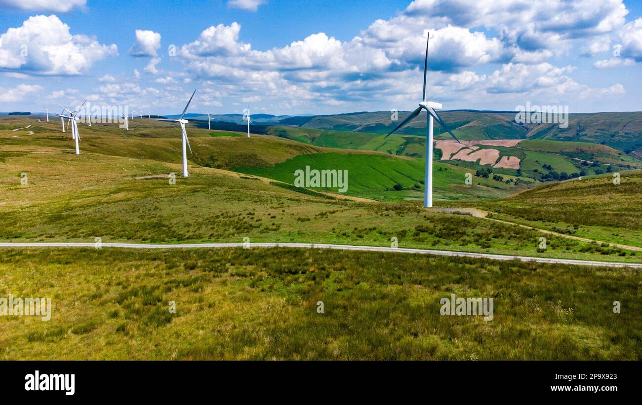 Windfarms in the UK Stock Photo - Alamy