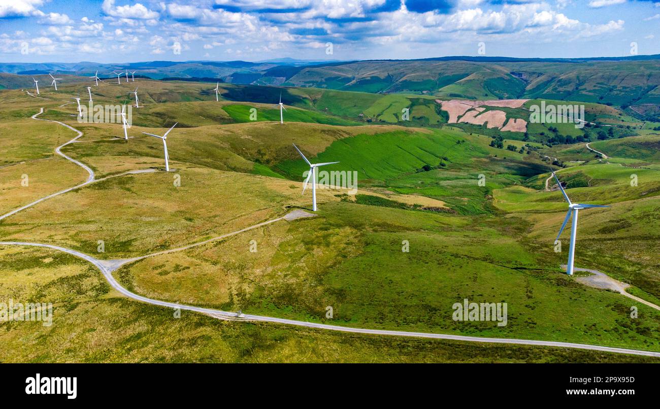 Windfarms in the UK Stock Photo - Alamy