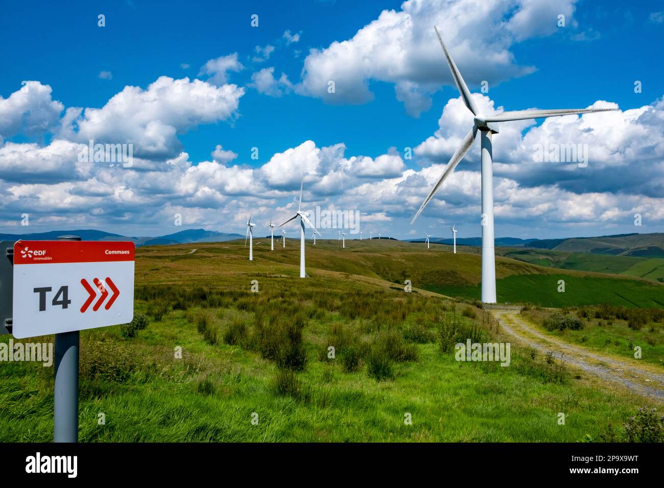 Windfarms in the UK Stock Photo - Alamy
