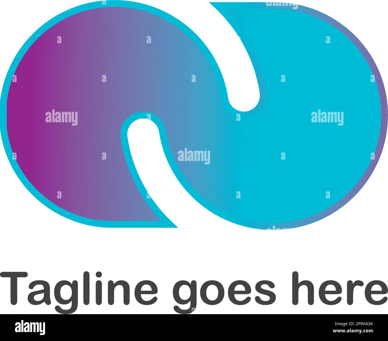 vector logo suitable for social media platforms, apps or websites Stock ...